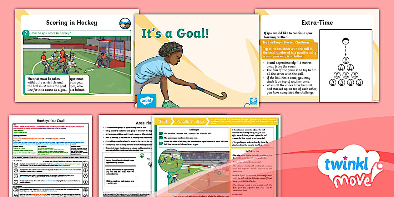 Year 4 PE Hockey Hitting Lesson Plan | Hitting and Shooting