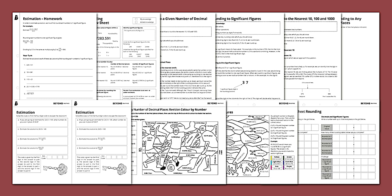👉 Essential Skills Maths Number Revision Pack - Rounding