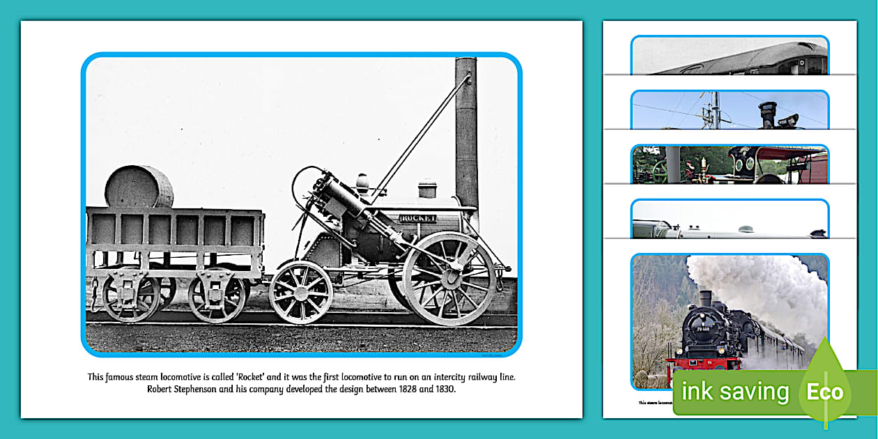 Trains Through the Ages Photo Pack (teacher made) - Twinkl
