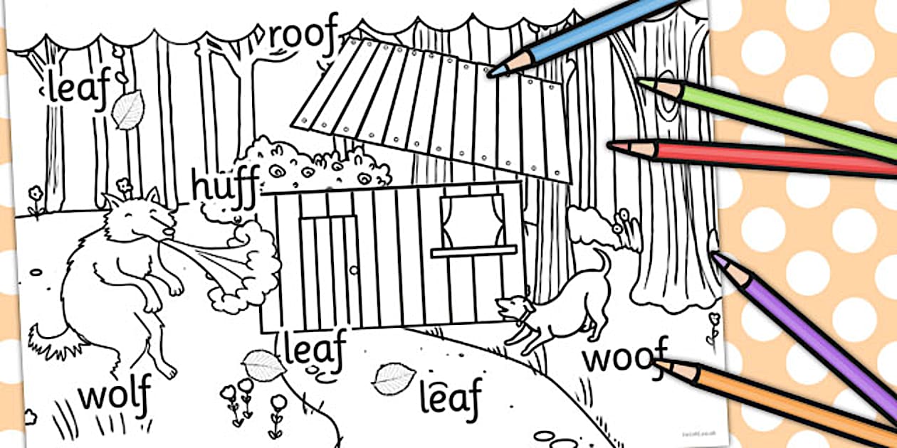 Final 'F' Sound Production Coloring Sheet (Teacher-Made)