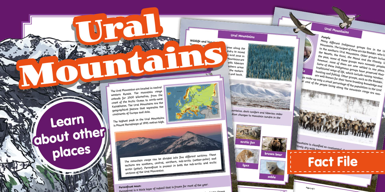 Ural Mountains Fact File
