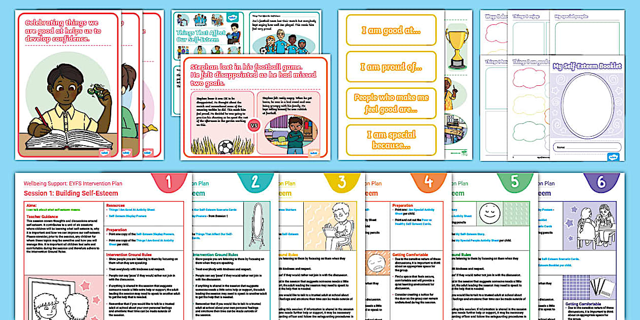 Self-Esteem EYFS PSED Intervention Pack (teacher made)