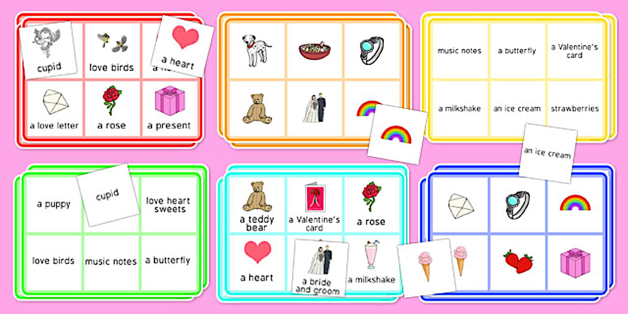 Adult Education Valentine's Day Bingo