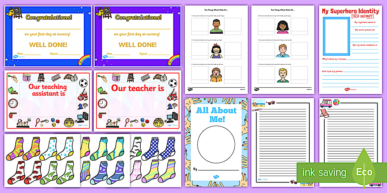 Back to School Resource Pack - Nursery - CfW