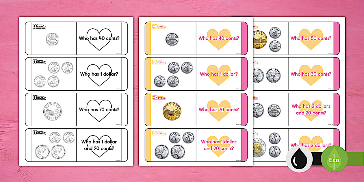 Canadian Money Game I Canadian Currency resources I Twinkl