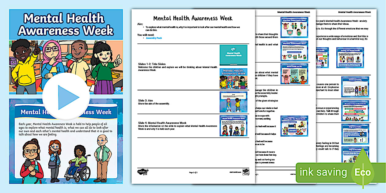 Mental Health Awareness Week KS1 Assembly Pack | Twinkl