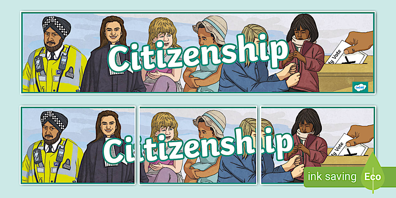 Citizenship Display Banner - Twinkl - KS2 (teacher made)