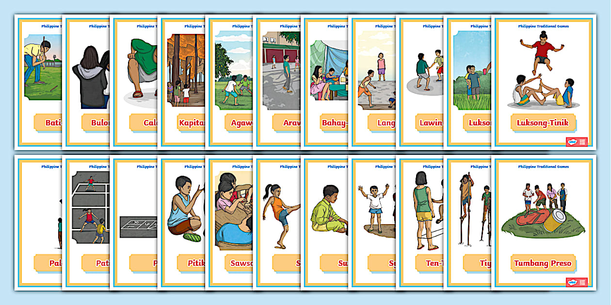 Larawan ng mga Larong Pinoy | Twinkl Philippines