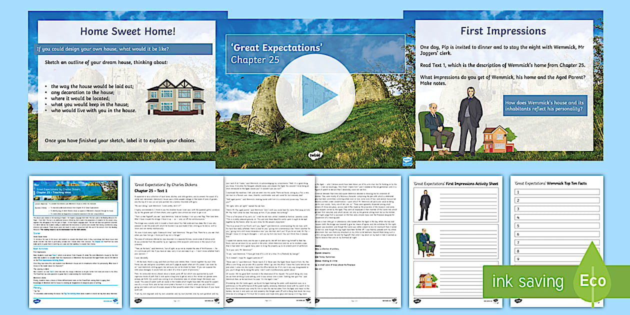 GCSE Great Expectations Chapter 25 Lesson Pack - Requests English KS3/4