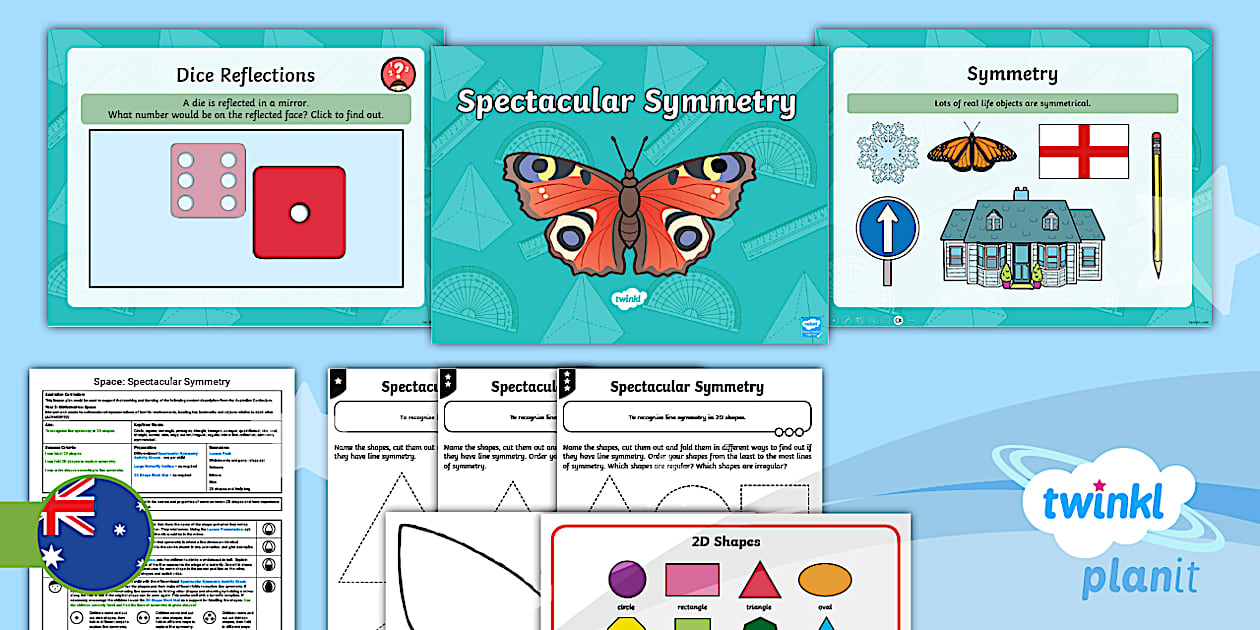 Year 3 Space: Symmetry Lesson 1 (teacher made) - Twinkl