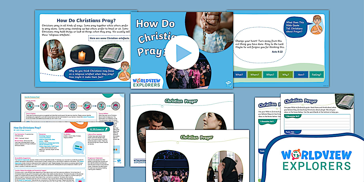 RE: Prayer: LKS2 Lesson Pack 4 (Teacher-Made) - Twinkl