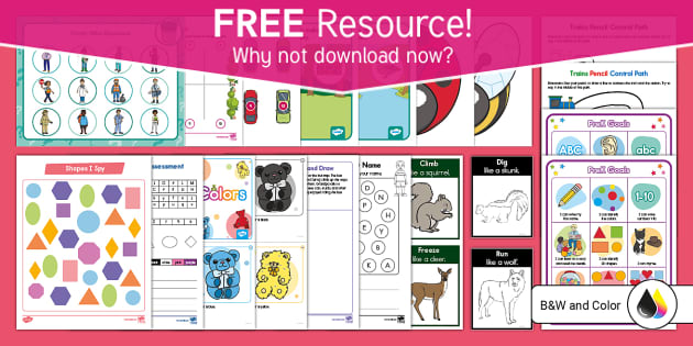 FREE PreK Worksheets | Free Resources | At-Home | Twinkl