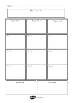 Persuasive Writing Template (teacher made)