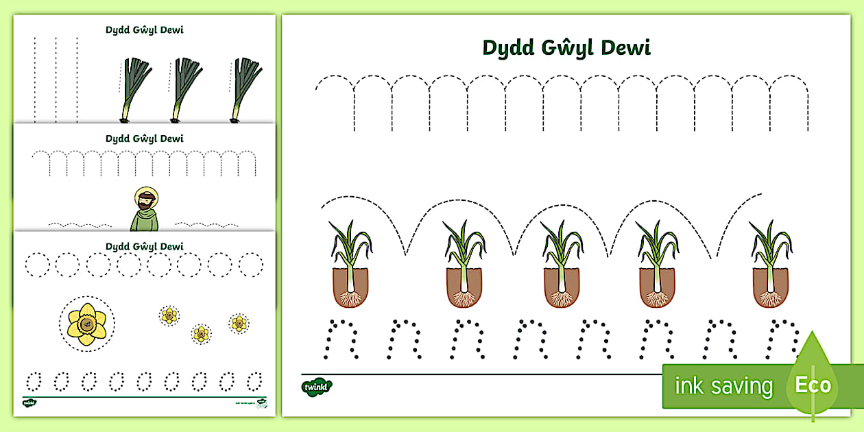 Taflen Waith Dydd Gŵyl Dewi | Adnoddau Hanfodol a Defnyddiol