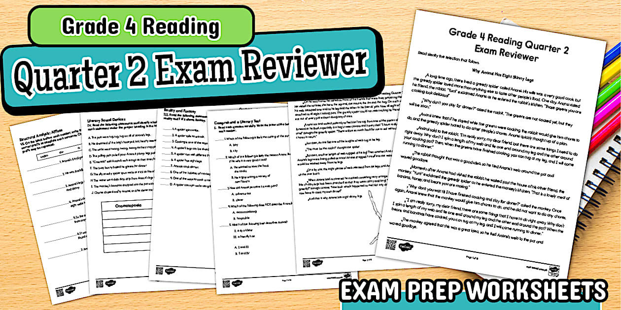Grade 4 Matatag Reading Quarter 2 Exam Reviewer | Twinkl PH