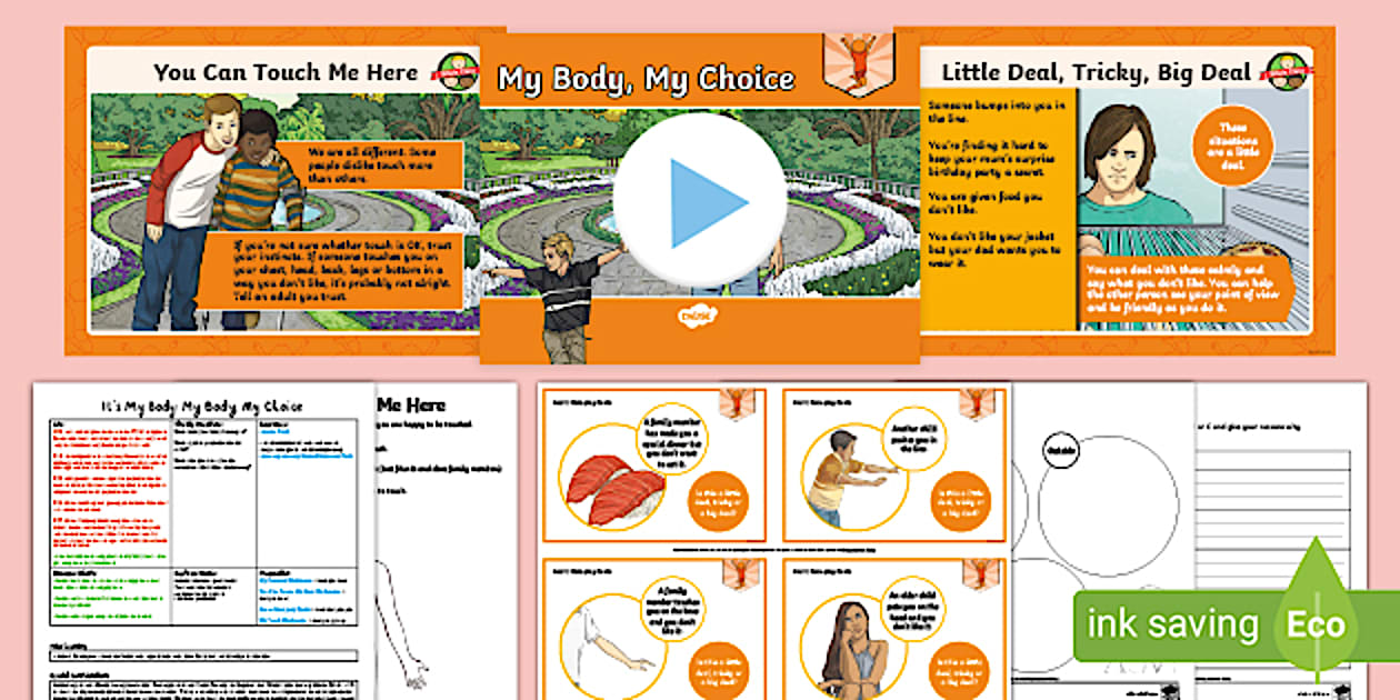 PSHE: LKS2 It's My Body - Lesson Pack 1
