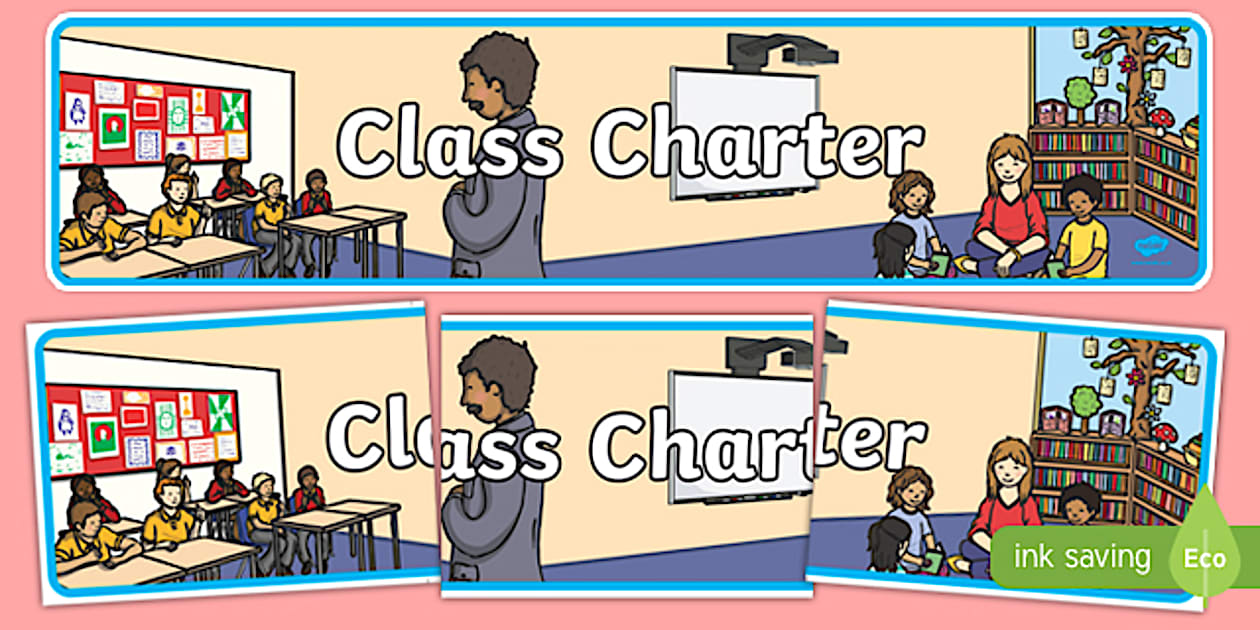 Class Charter Display Banner (Teacher-Made) - Twinkl