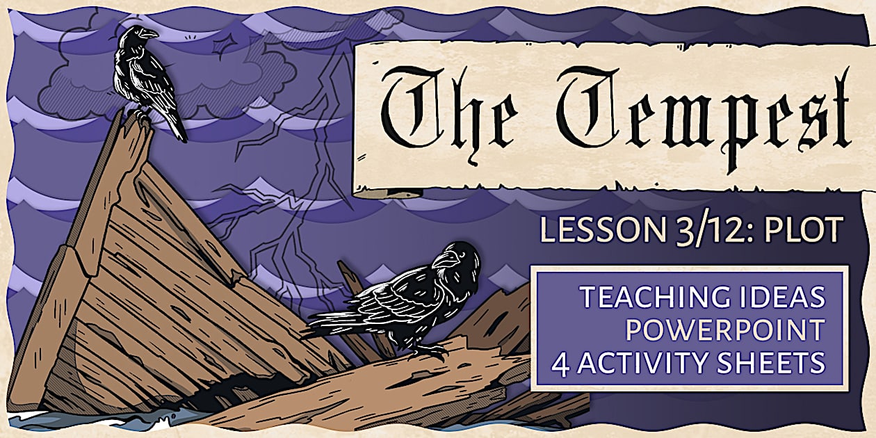KS3 The Tempest Lesson 3: Plot (teacher made) - Twinkl