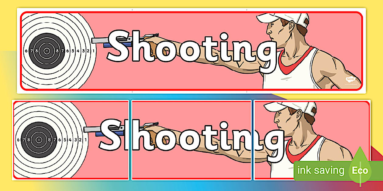 The Olympics Shooting Display Banner (Hecho por educadores)