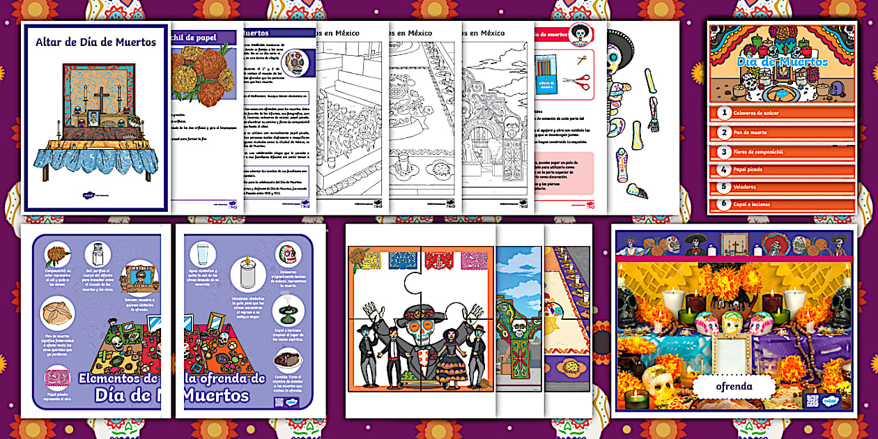Paquete de recursos: Mi proyecto de Día de Muertos - Twinkl
