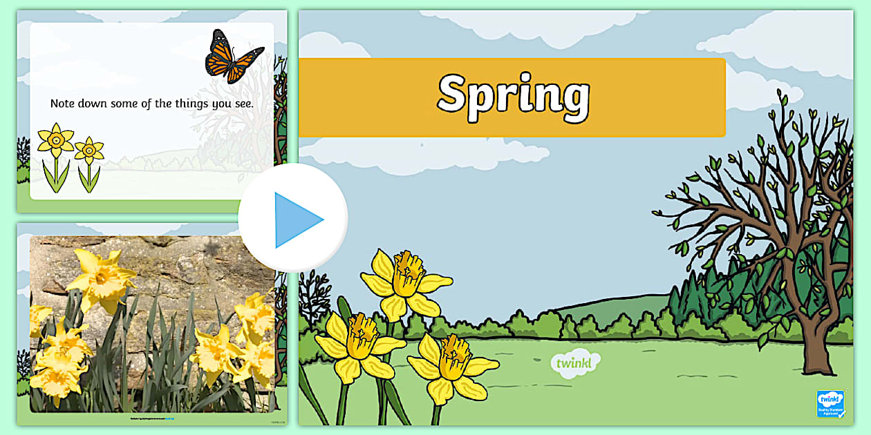 Spring Aistear Video PowerPoint (teacher made) - Twinkl