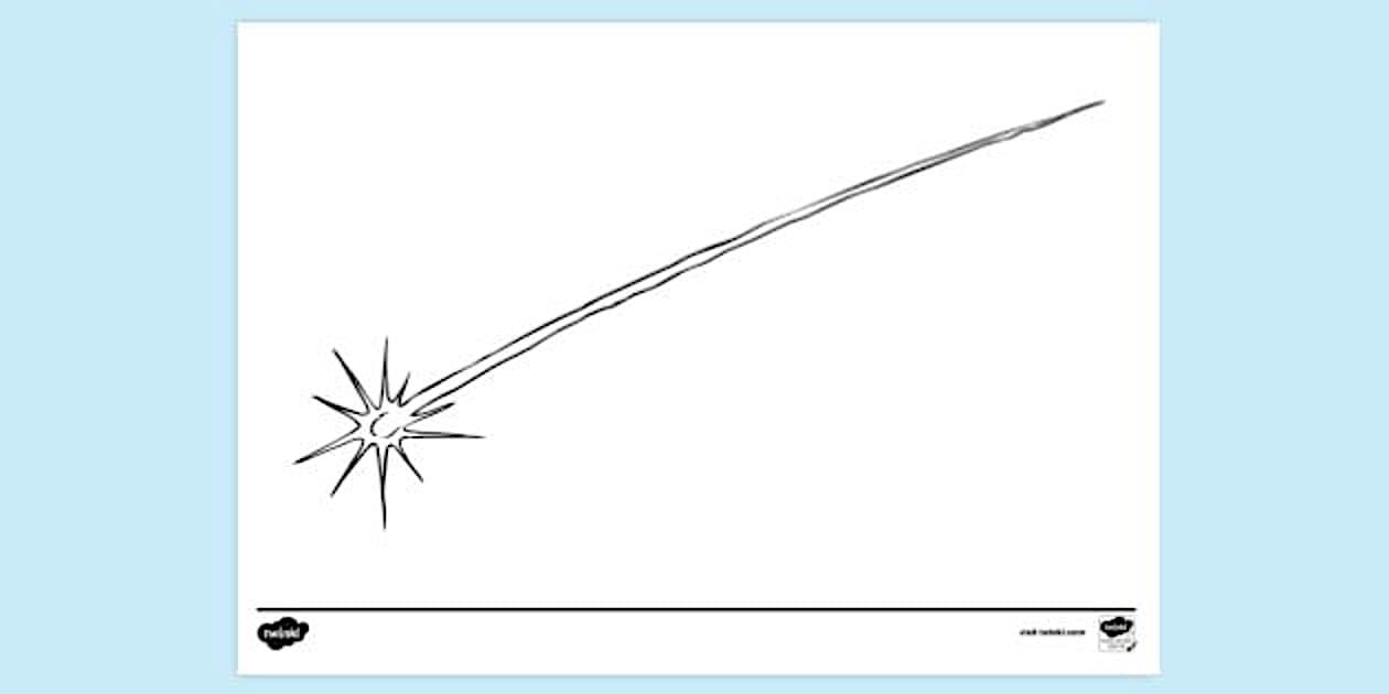 Shooting Star Colouring Sheets | Colouring Pages - Twinkl