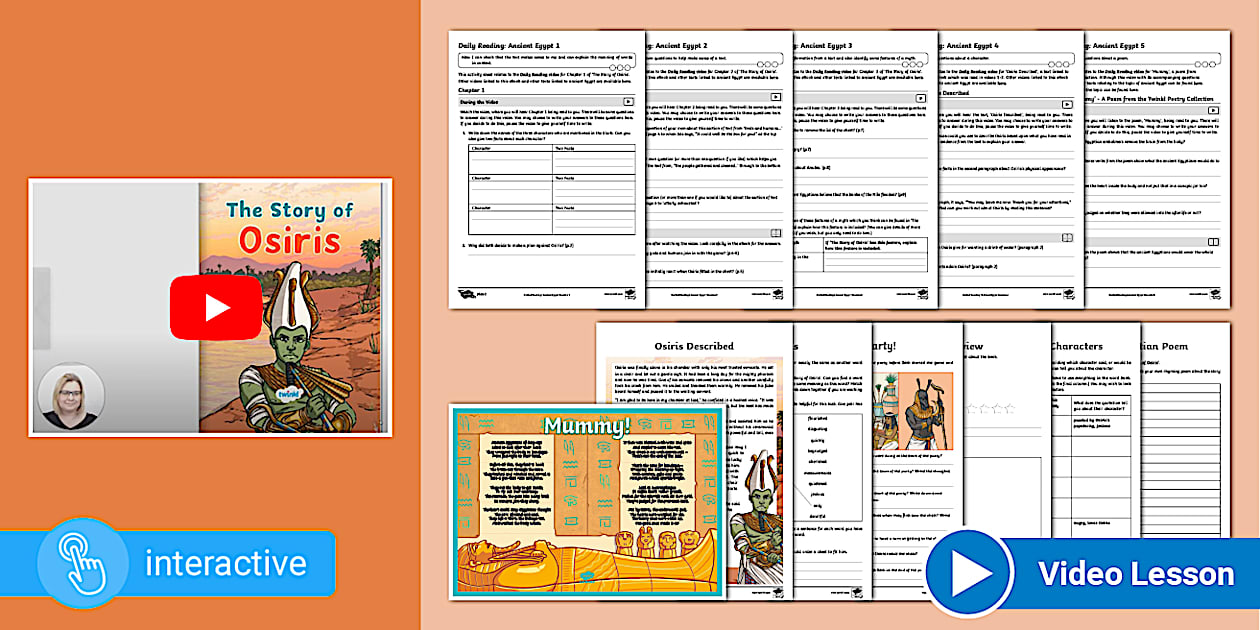 Daily Reading: Ancient Egypt Unit Pack (7-11)