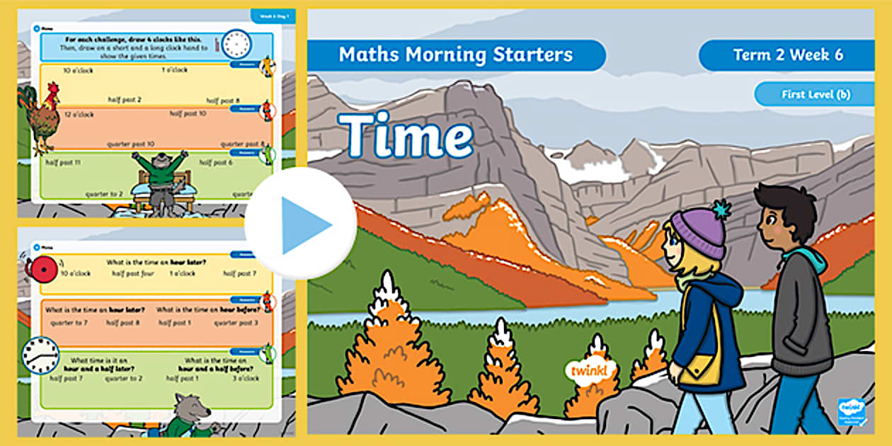 Maths Morning Starters First Level (b) Term 2 Week 6 PowerPoint