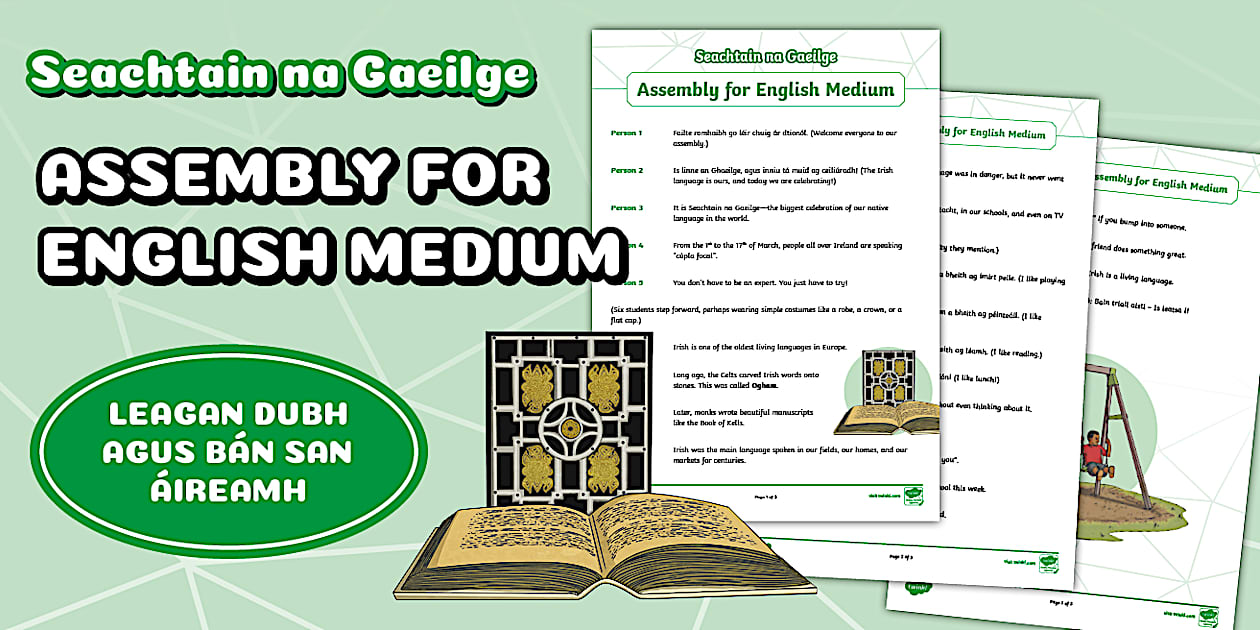 Seachtain na Gaeilge Assembly for English Medium