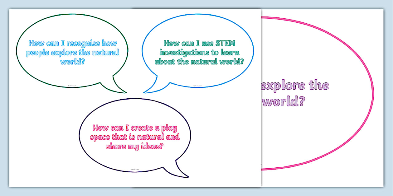STEM IU Foundation Natural World Focus Questions - Twinkl