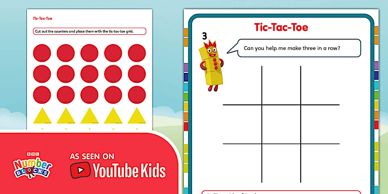 Numberblocks Game | Tic Tac Toe | Twinkl (teacher made)