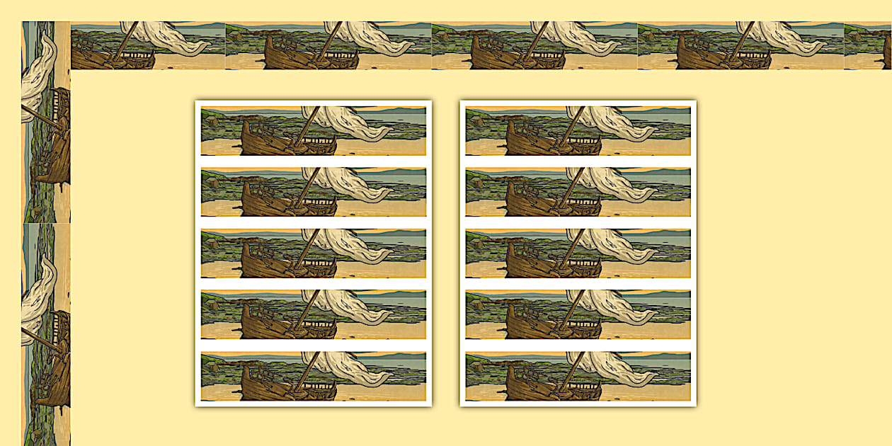 The Tempest by William Shakespeare Bulletin Board Borders