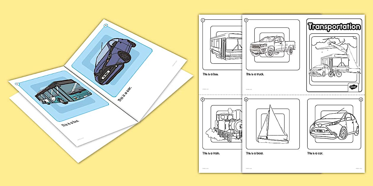 Transportation Early Emergent Reader (Teacher-Made) - Twinkl