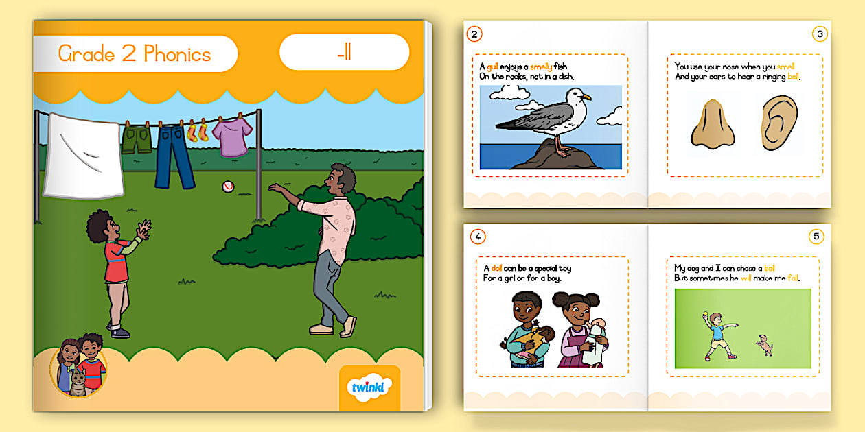 Grade 2 Phonics eBook: -ll