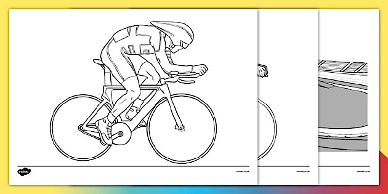 Cycling, Olympics, Olympic Games, sports, Olympic, London, 2012, colouring,