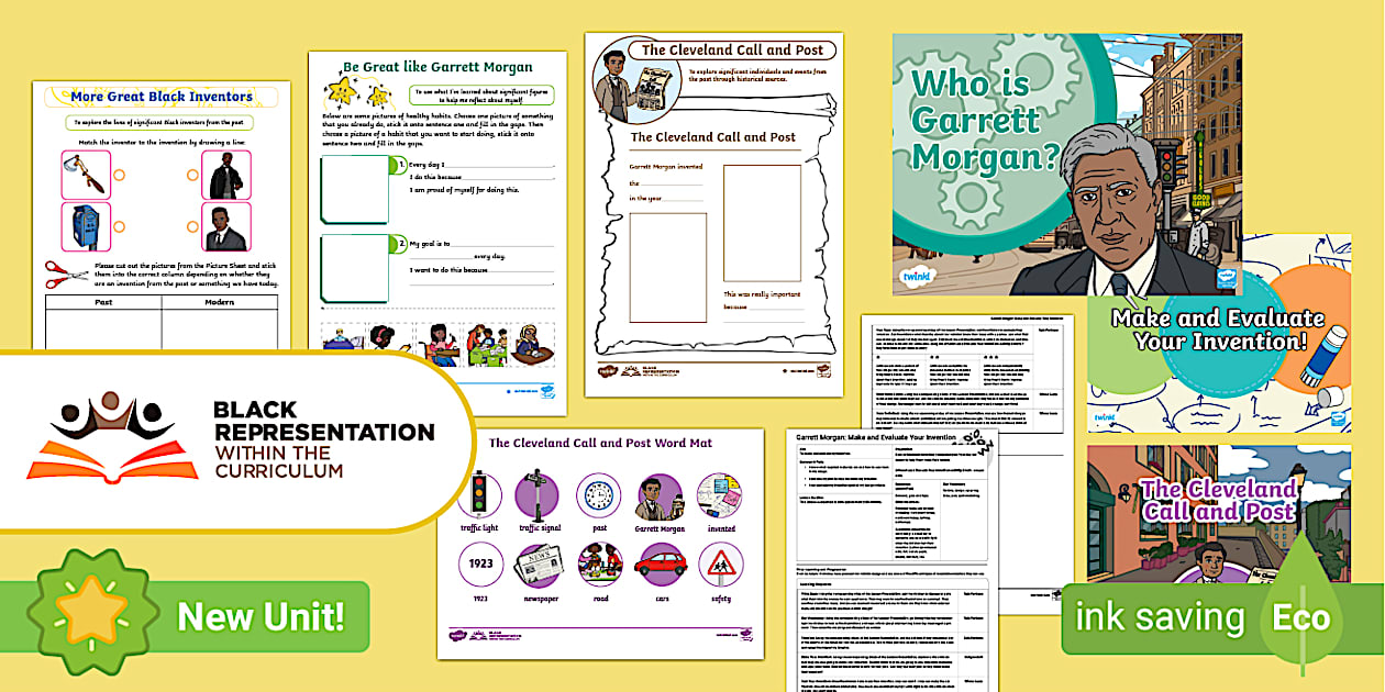 Garrett Morgan KS1: Whole Unit Pack (teacher made) - Twinkl