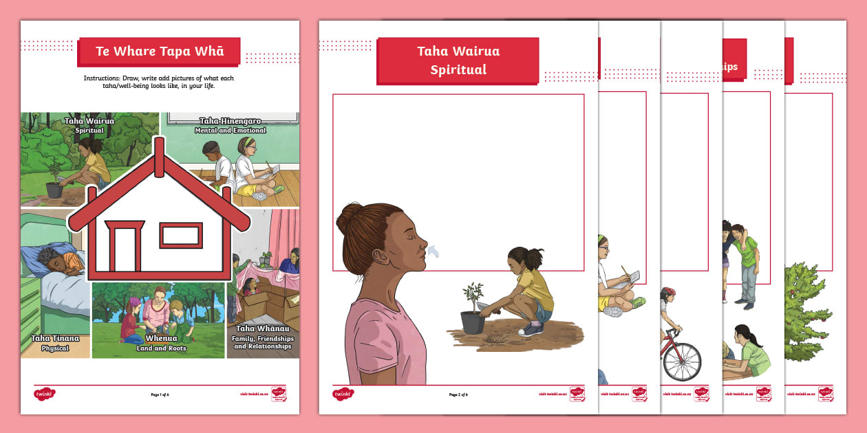 Te Whare Tapa Whā Template (Teacher-Made) - Twinkl