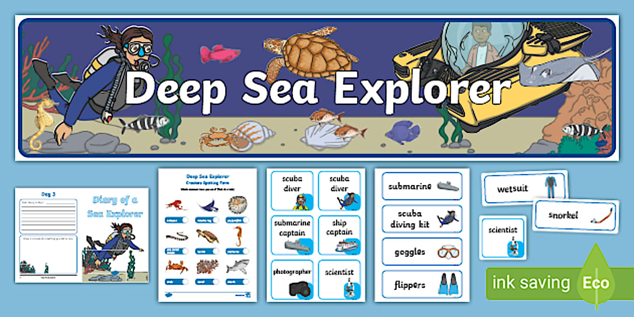 Deep Sea Explorer Role Play Pack (teacher made) - Twinkl