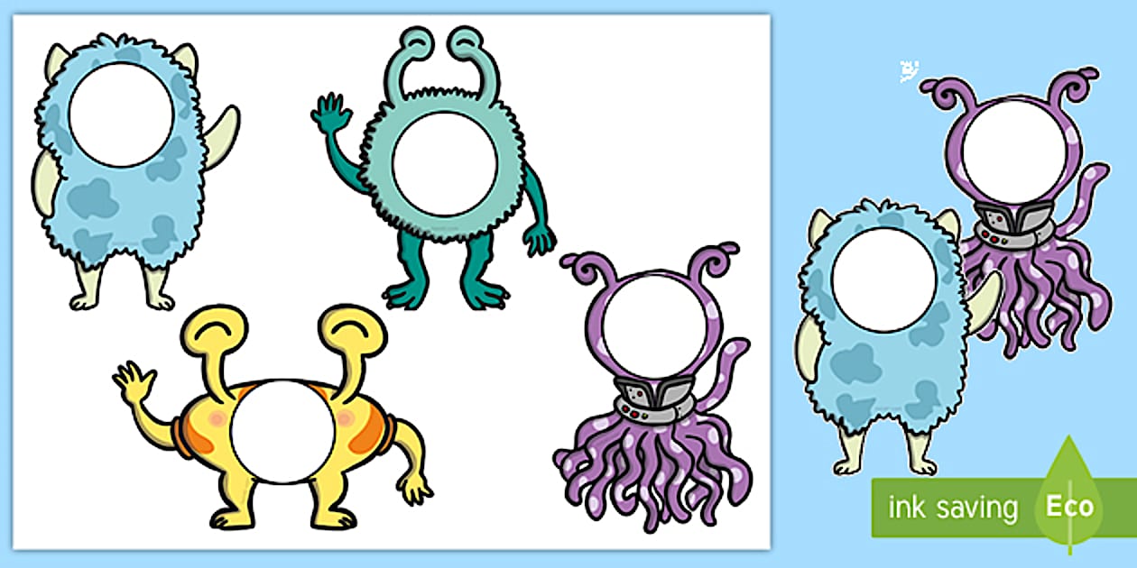 Editable Alien Photo Self Reg Labels (teacher made) - Twinkl