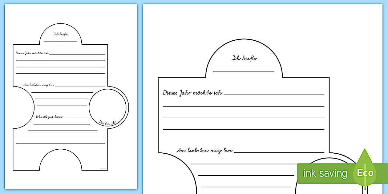 Transition Display Jigsaw Activity-German (Teacher-Made)