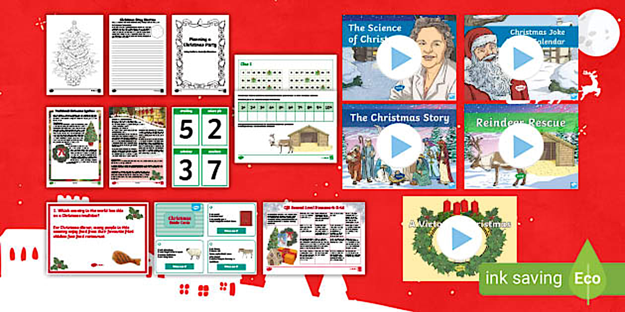 Christmas Activities for Second Level Resource Pack - Twinkl