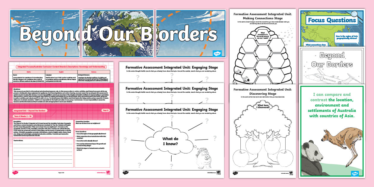 Beyond Our Borders Yr 6 IU Display Pack (teacher made)