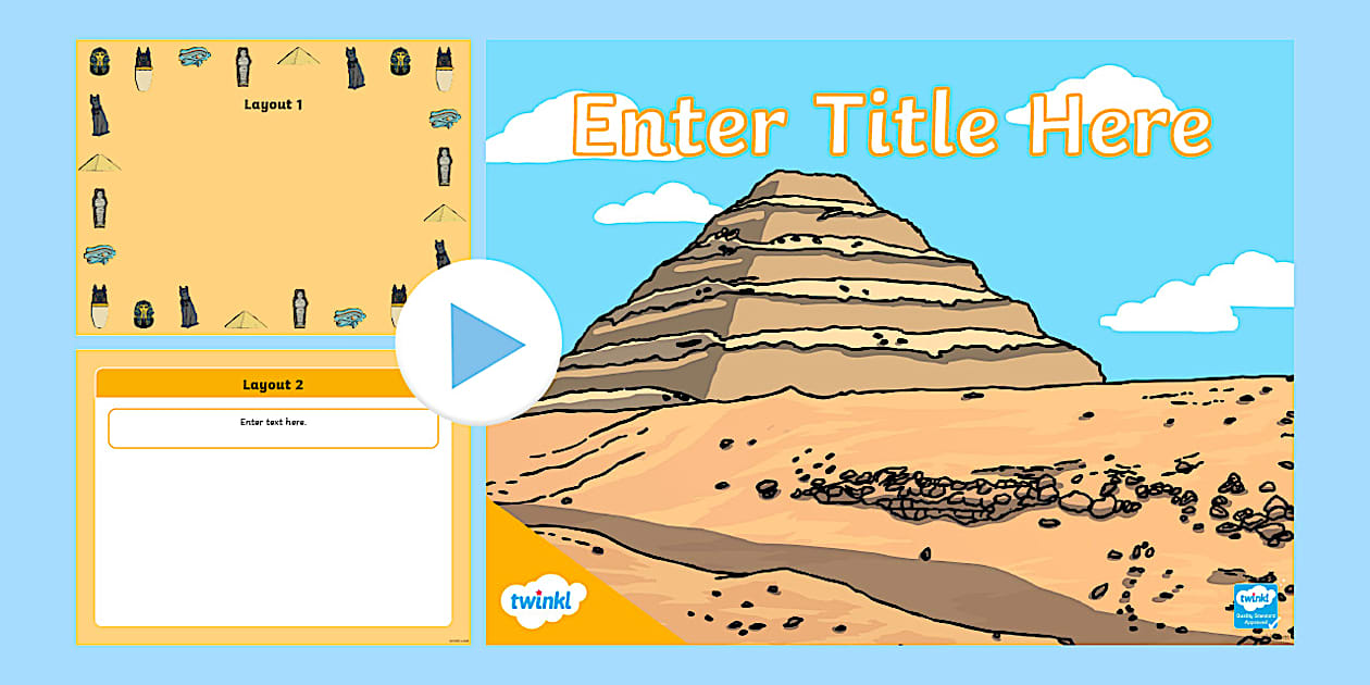 Ancient Egypt Editable PowerPoint Background Template