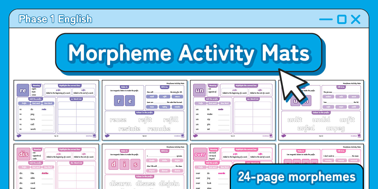 Morpheme Activity Mats
