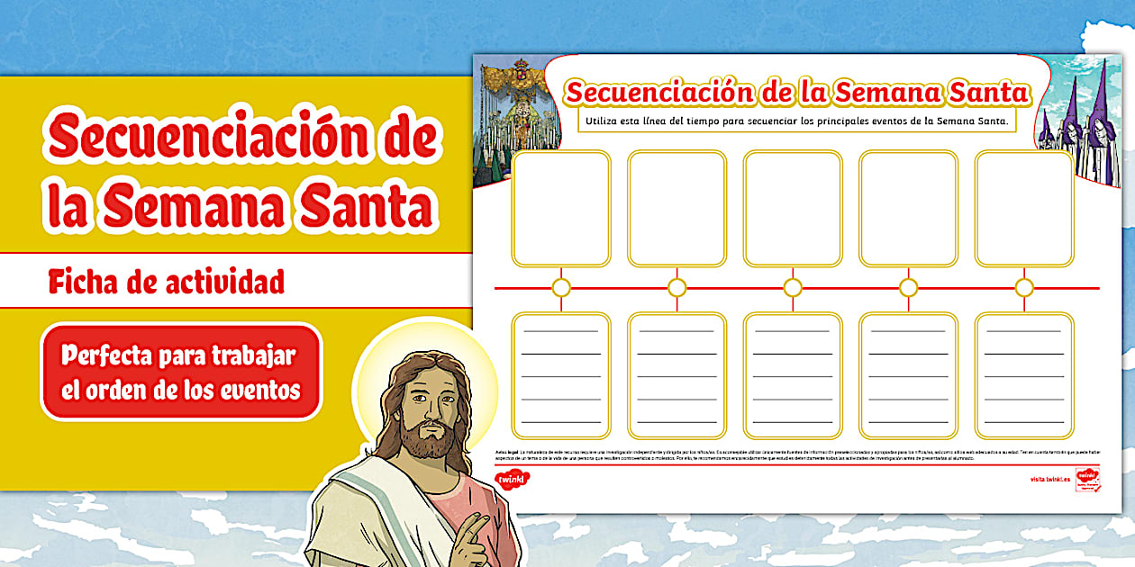 Ficha de actividad: Secuenciación - Semana Santa