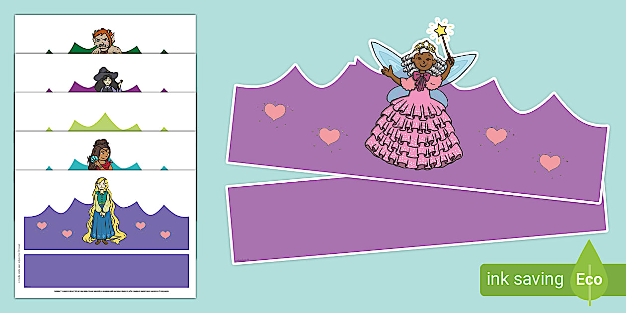 Fairy Tale Character Headbands (teacher made) - Twinkl