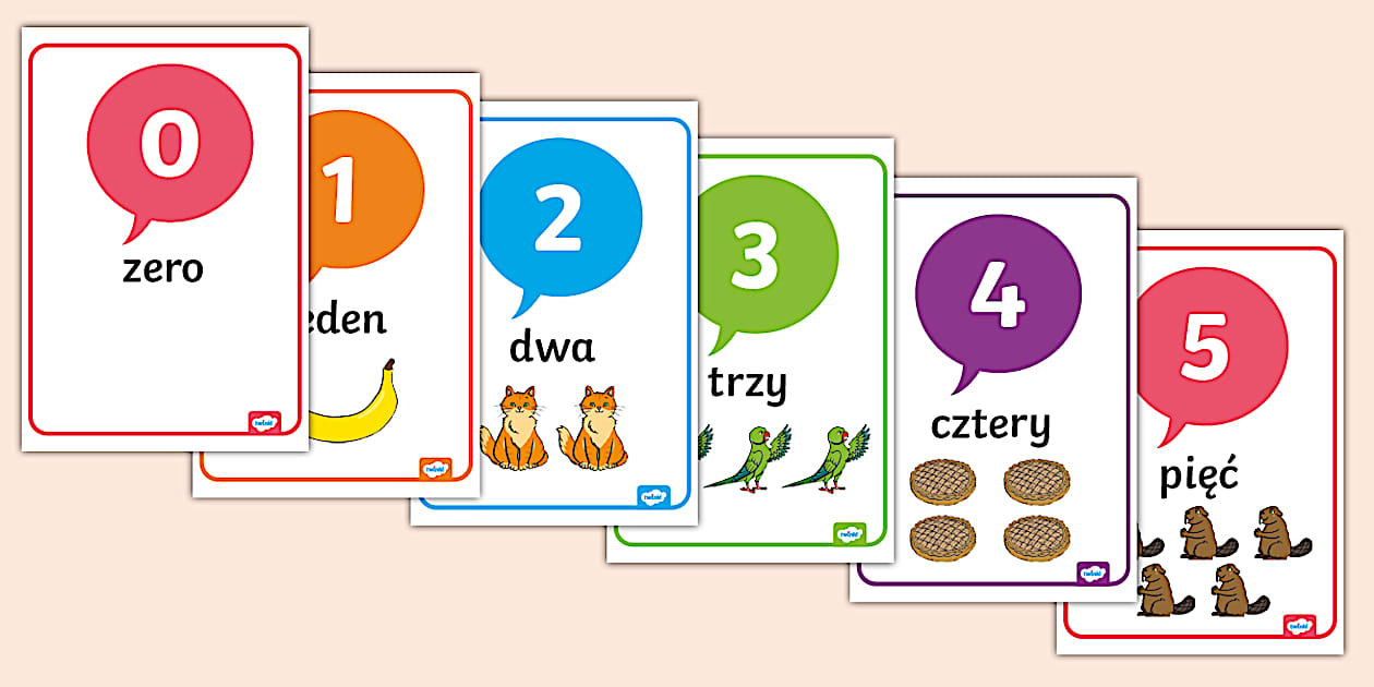Liczby 0-20 po polsku - Twinkl