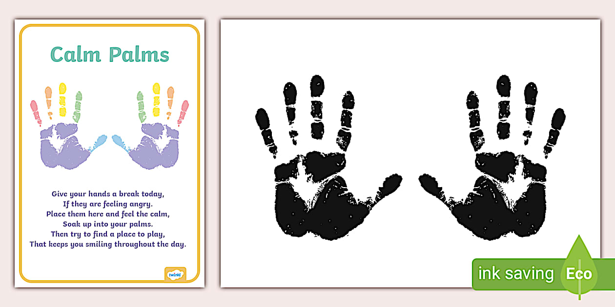 Calm Palms Poster | Early Years | Twinkl