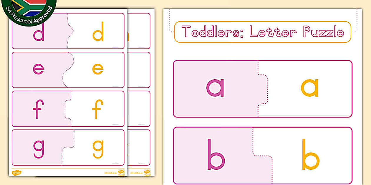 Toddlers: Letter Puzzle (teacher made) - Twinkl