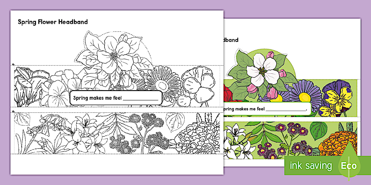 Spring Headband Craft | Twinkl USA (teacher made) - Twinkl